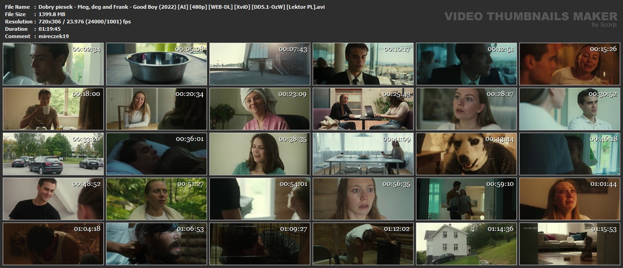 Filmy XviD/DivX :: Dobry piesek / Meg, deg and Frank / Good Boy *2022* [AI] [480p] [WEB-DL ...
