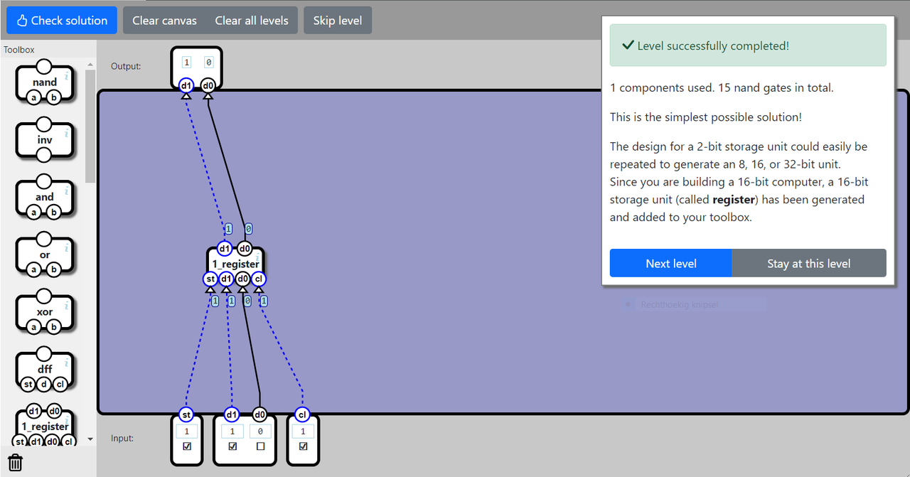 Level solutions : r/nandgame_u
