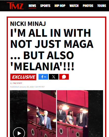 Nicki Minaj attends "Melania" documentary premiere - Celebria - ATRL