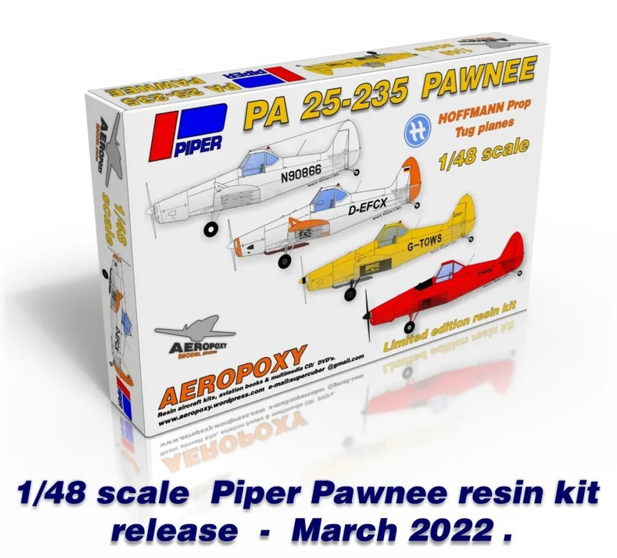 1/48 - Piper PA-25-235 Pawnee resin kit by Aeropoxy - released - new ...