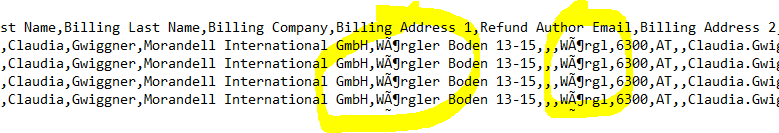Wordpress Woocommerce Csv Exports Characters Displaying Incorrectly In Excel Stack Overflow