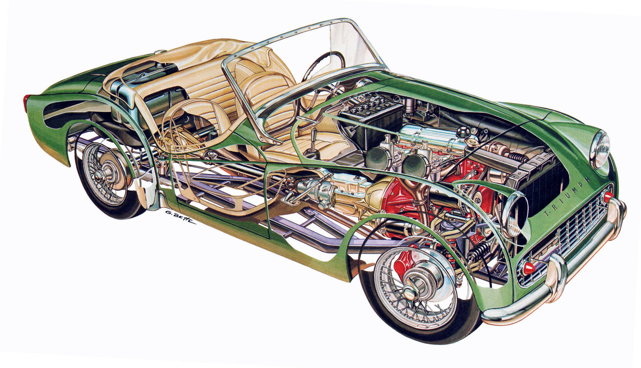 Triumph TR3 A by Giulio Betti — Postimages