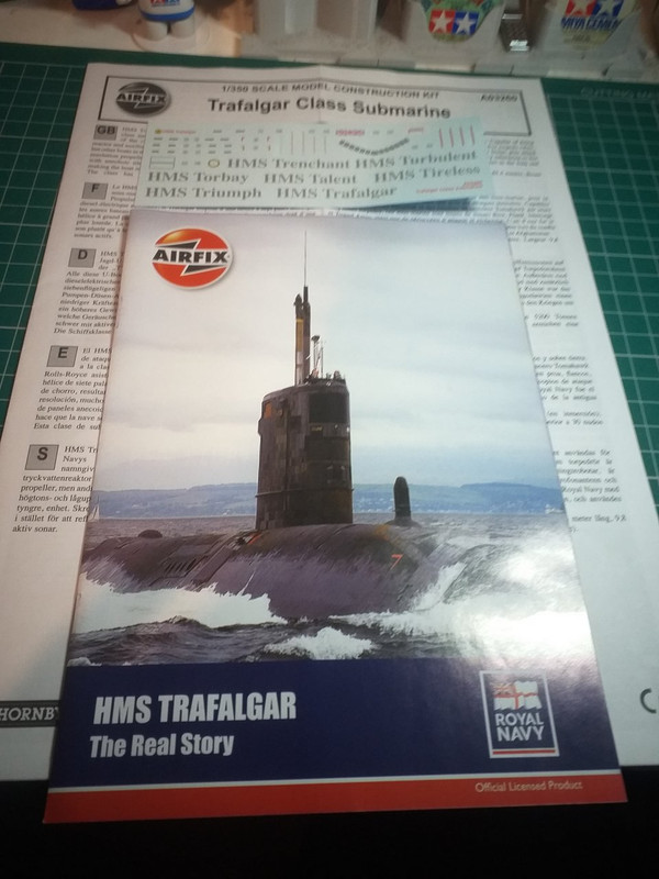 Airfix Trafalgar Class Submarine 1/350 ++Finished++ - The Salty Sea Dog ...