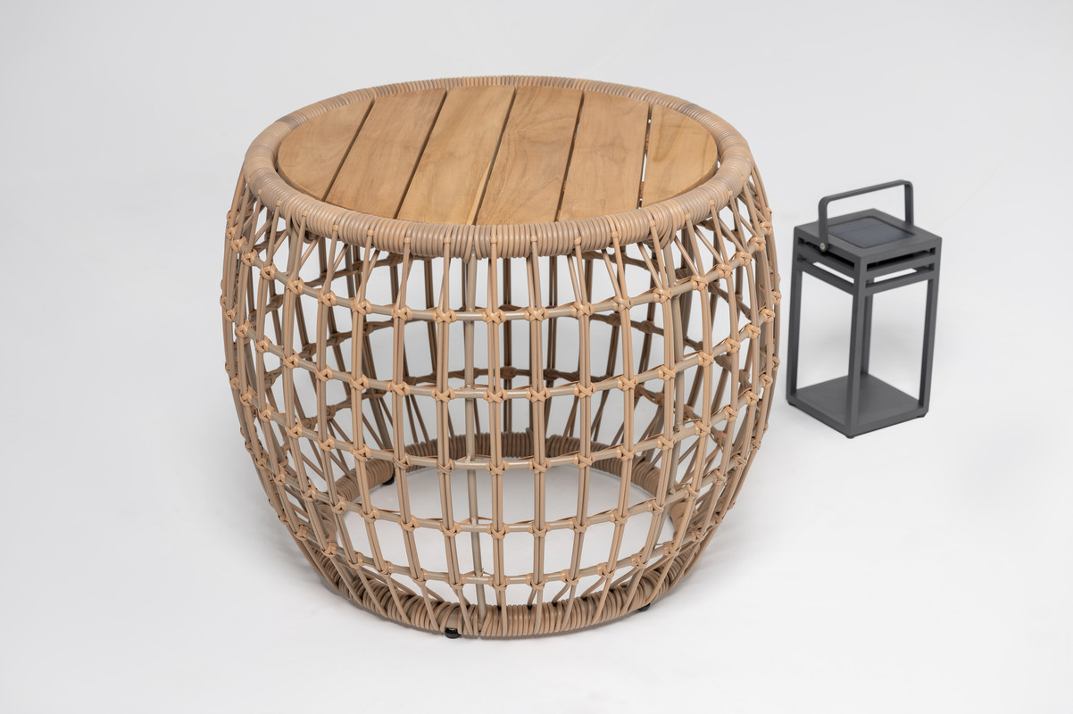 COCOON LAMP TABLE WITH TEAK TOP 3 — Postimages