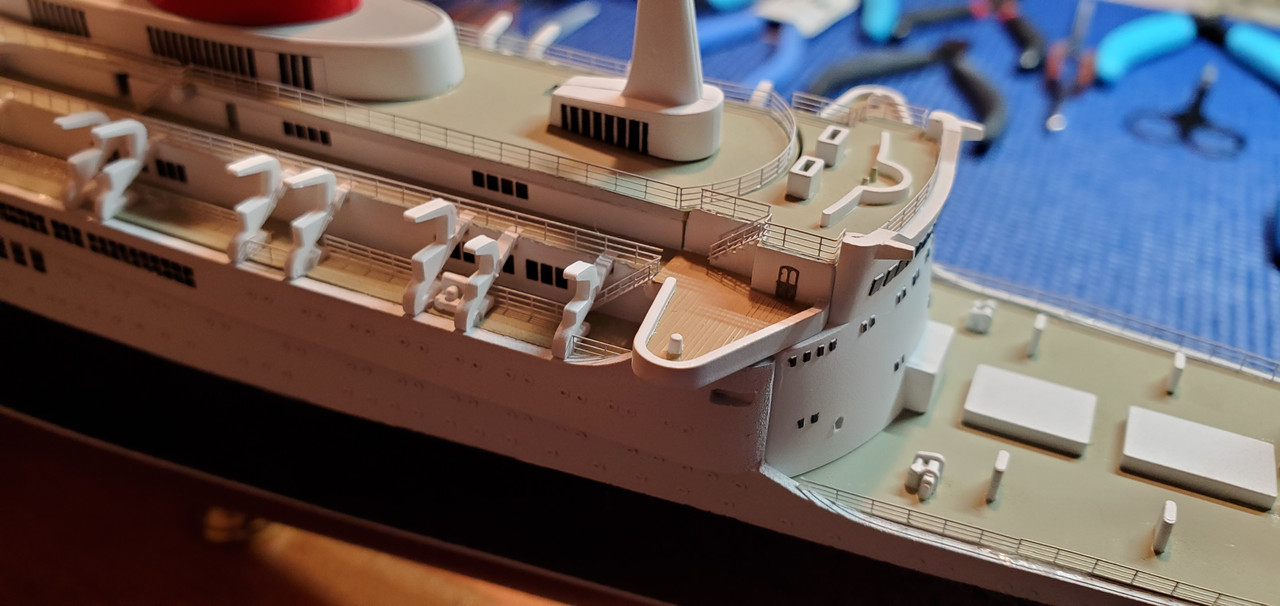 SS France Airfix 1/600 - Ready for Inspection - Maritime - Britmodeller.com