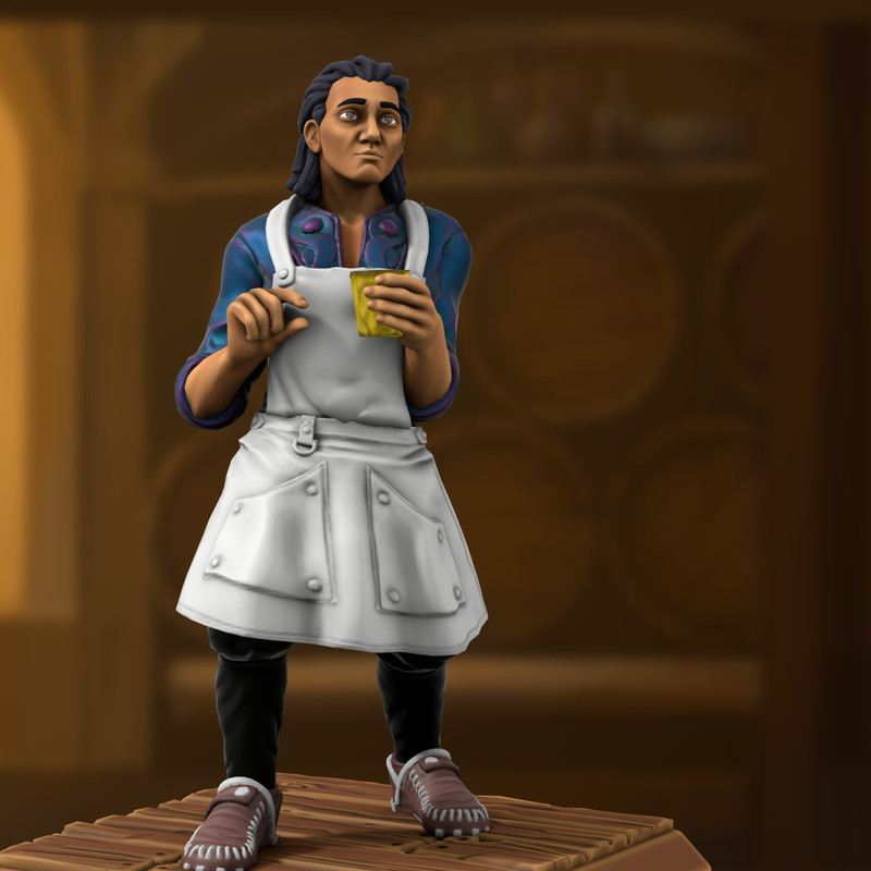 Basil el Mdang White portrait — Postimages