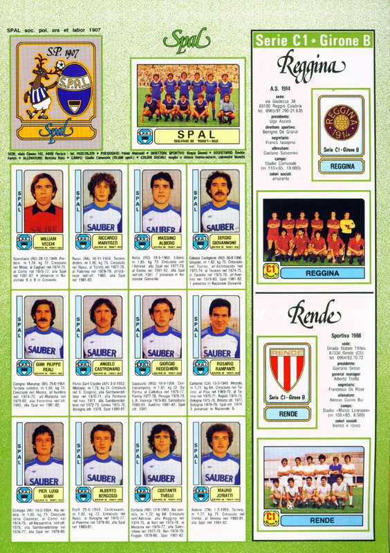 Calciatori 1981 1982 Panini 57 — Postimages