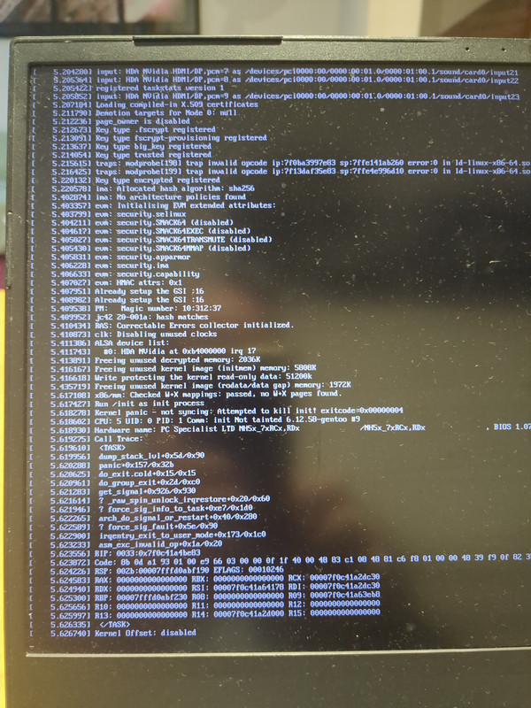 Gentoo Forums :: View topic - xen-4.19.3 not booting