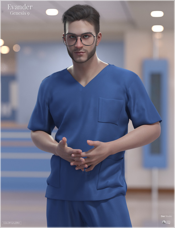 (FILLED 2023-01-07) For CGI Evander For Genesis 9 - Free Daz 3D Models