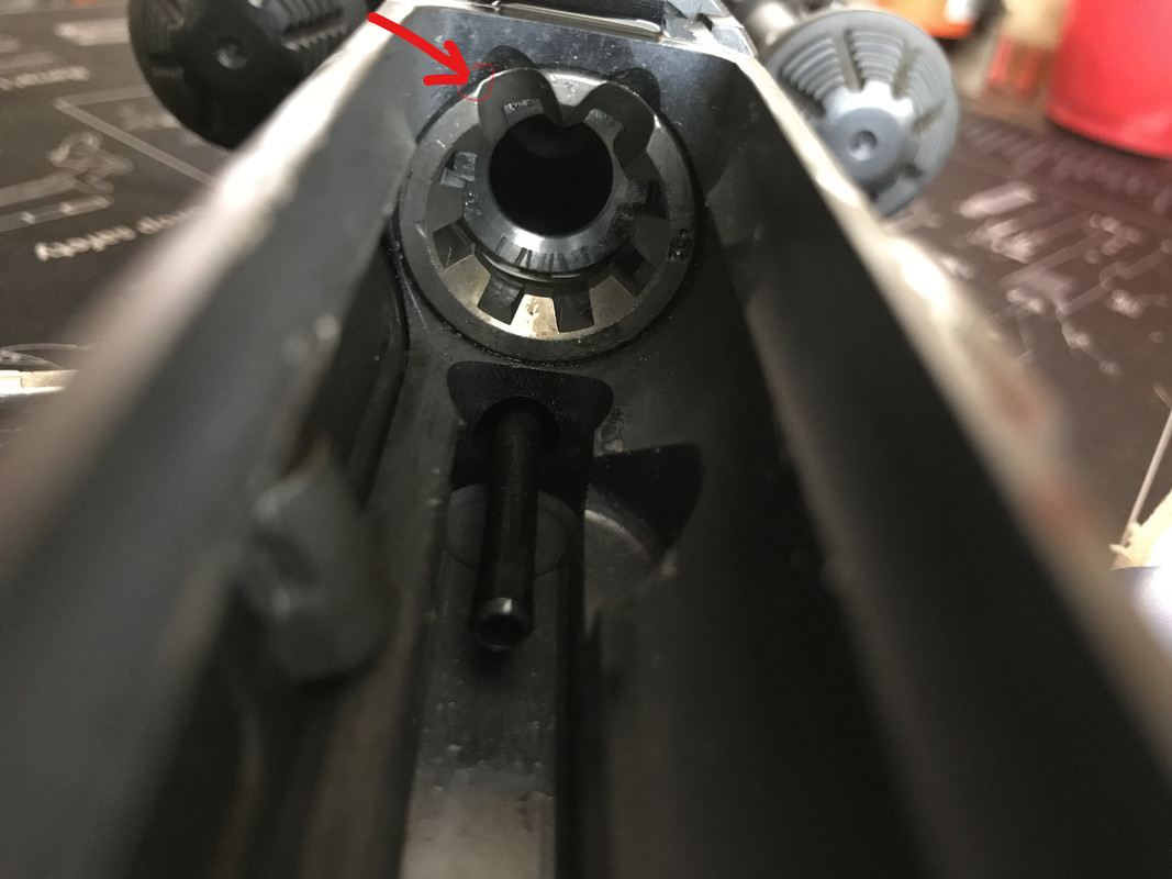 Getting damage to front of barrel/chamber (from bolt ...