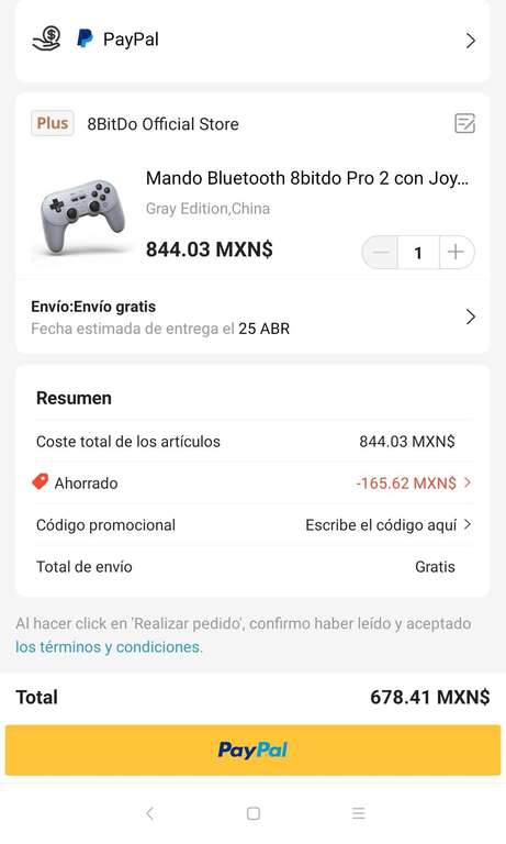 Aliexpress: Control inalámbrico 8Bitdo Pro 2 para Nintendo Switch, pc ...