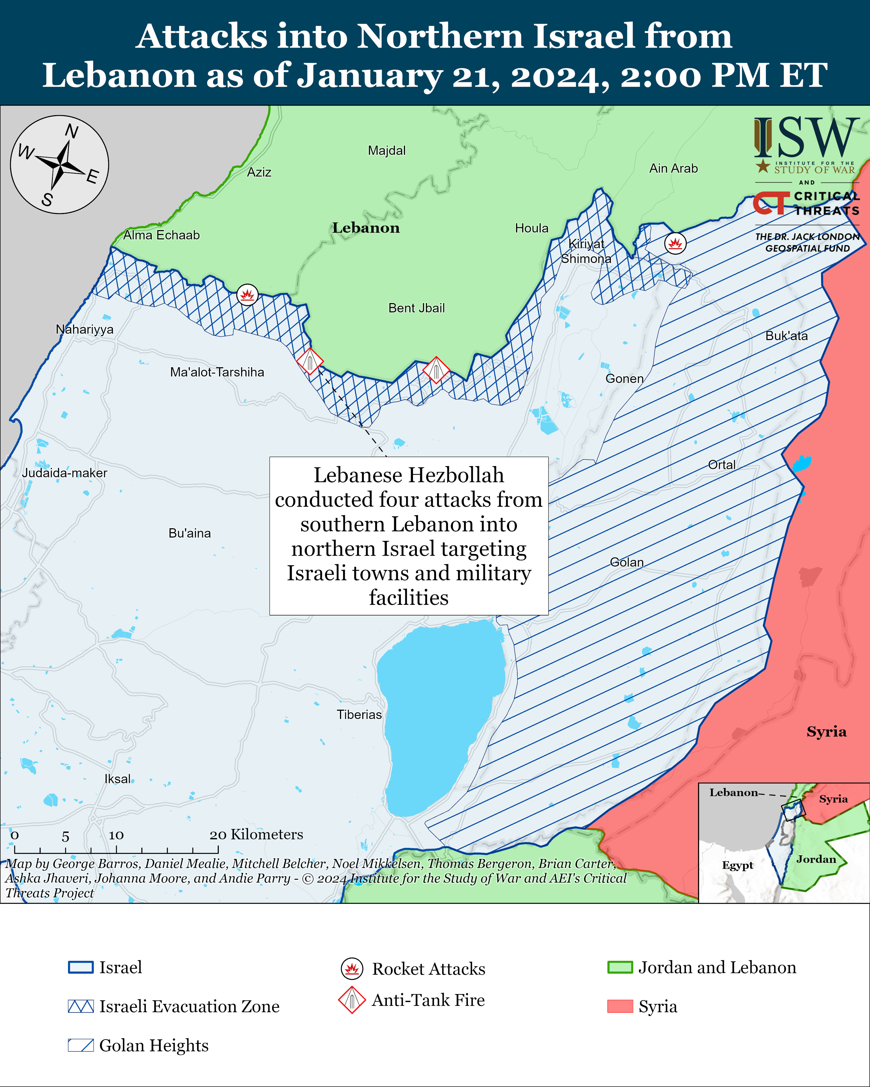 Northern Israel Battlemap January 21 2024 — Postimages