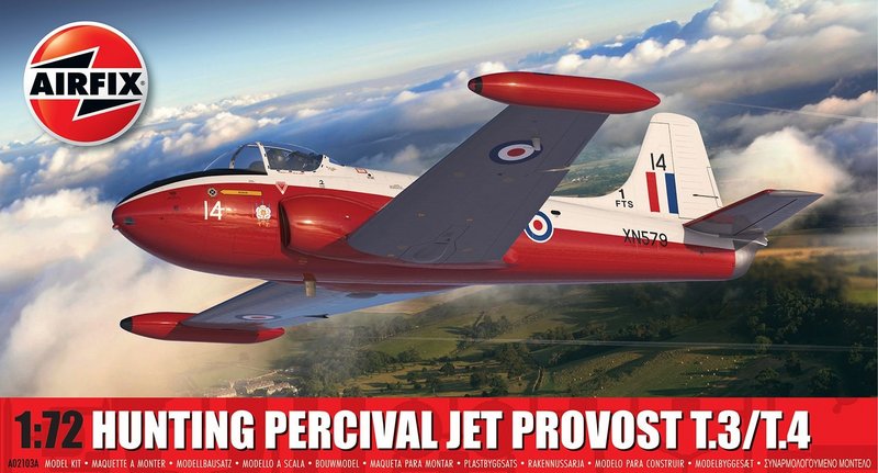 1/72 - Hunting Jet Provost T.3/T.3a & T.4 by Airfix - released - new T3 ...