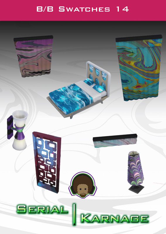 Serial Karnage BB Swatches 14 - The Sims 4 Build / Buy - CurseForge