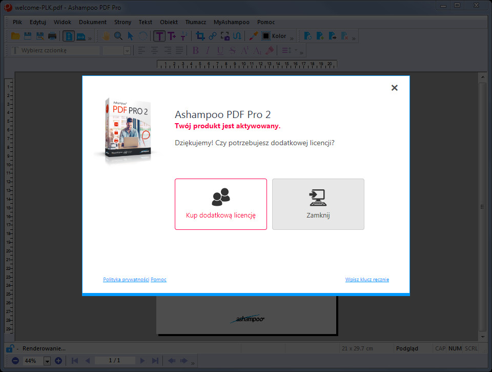Programy :: Ashampoo PDF Pro 2.0.7 (x32/x64)[PL][Patch] :: Ex-torrenty ...
