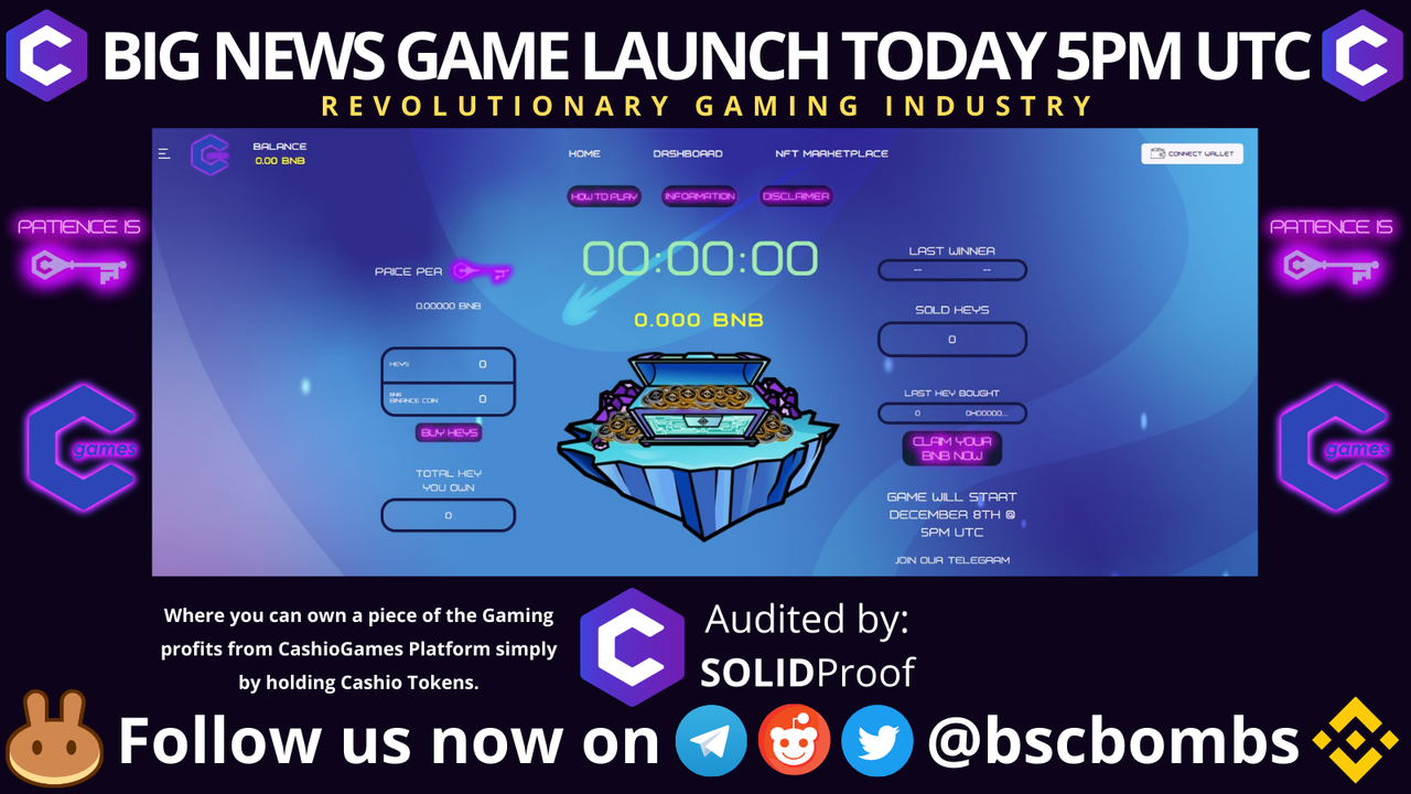 $CASHIO : r/bscbombs