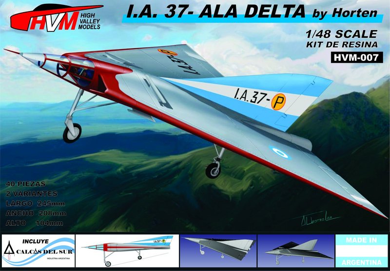 1/48 & 1/72 - FMA I.Ae. 37 Ala Delta 3D printed resin kit by High ...