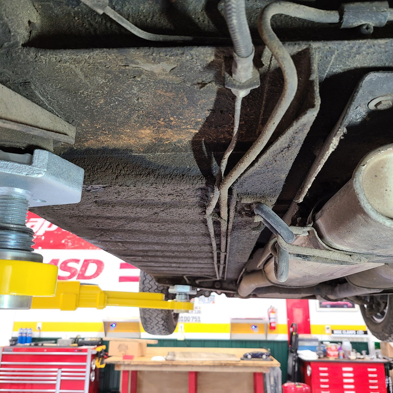 Drivers Side Brake and Fuel Lines — Postimages