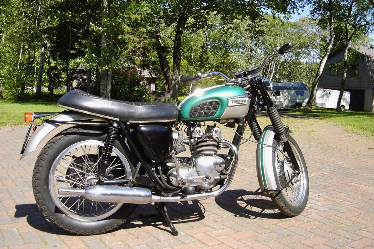 My '69 Triumph T100 S (1) — Postimages