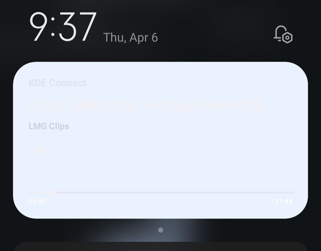Blank/white media control in notification panel in Android 13/MIUI 14 ...