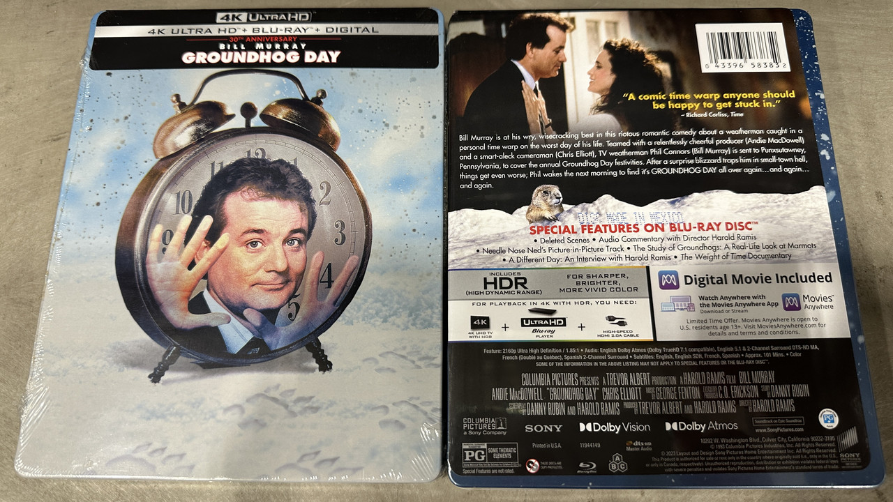 Groundhog Day 4K UHD (1993) (25th Anniversary Edition) - Page 38 - Blu-ray Forum