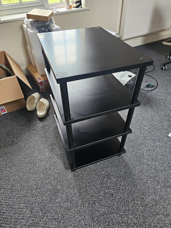 [FS] - Solid steel s2 - 4 stand (black) | pink fish media