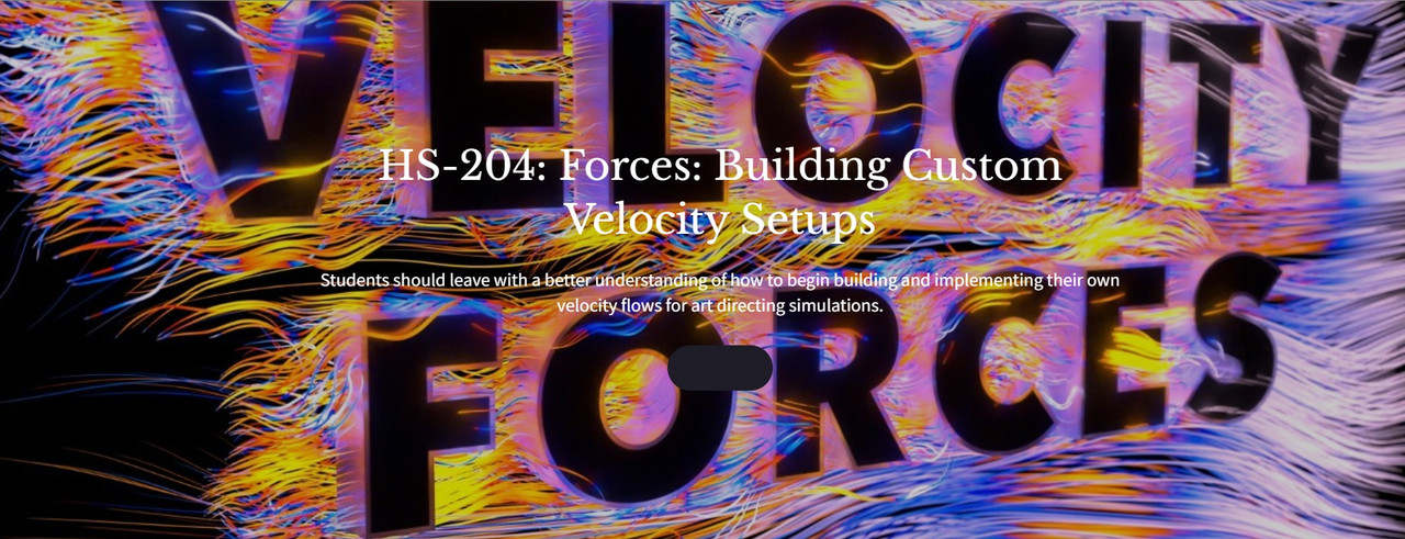 Зарезервирован - [Houdini.School] Forces: Building Custom Velocity Setups [ENG-RUS] | Клуб ...
