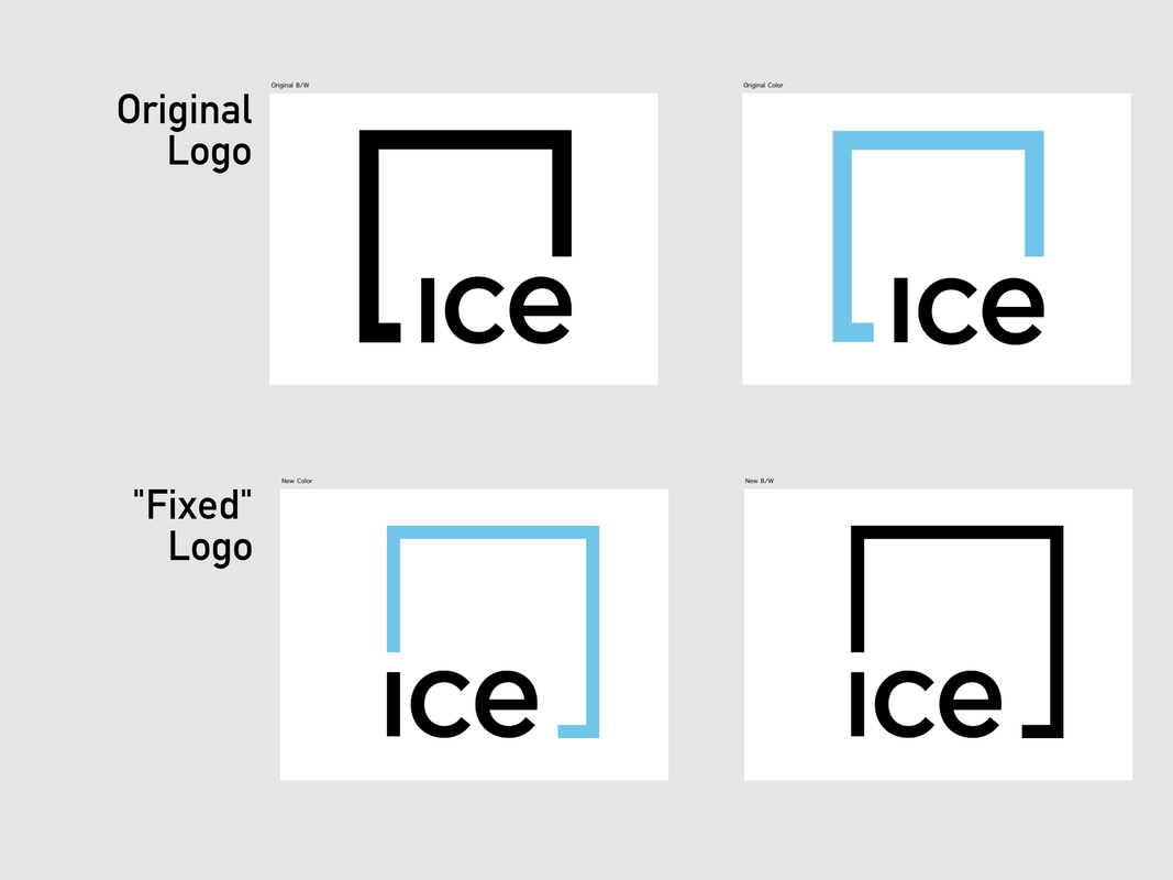 The design for ICE's logo (real company) is a bit of head scratcher if ...