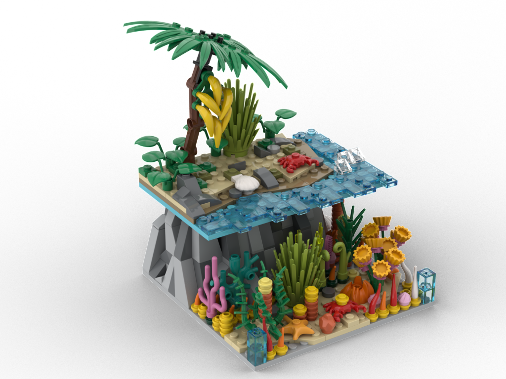 LEGO MOC Coral Reef by legoprofi | Rebrickable - Build with LEGO