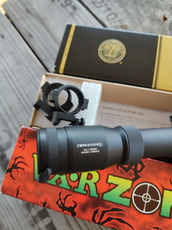 Leupold Zombie Max VXR 1.25-4 rifle scope custom shop. Green dot ...