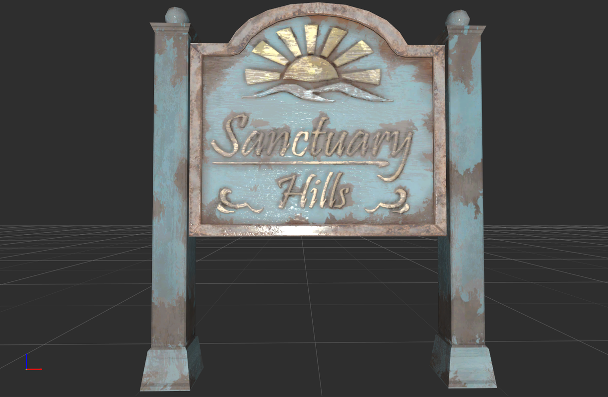 HFs - Sanctuary Hills sign at Fallout 4 Nexus - Mods and community