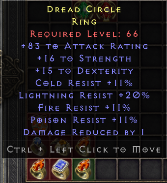 Nice Ring Ft Str/dex/res Pic Inside - Topic - d2jsp