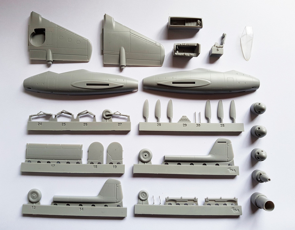 1/72 - Focke-Wulf P.281 resin kit by Pepelatz - box art+3D renders ...