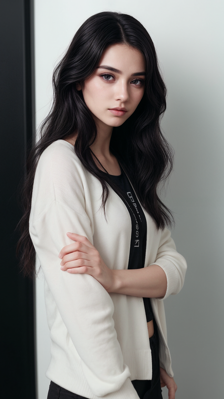 00002 2819952955 Instagram Influencer 20 By Stable Yogiblack long wavy hair black eyes lora add ...