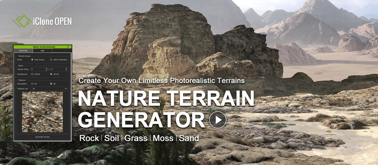 Iclone 7 Nature Terrain Generator Link Fixed 2025 Free Daz 3d Models