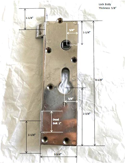 Atrium door mortise lock issue - DoItYourself.com Community Forums