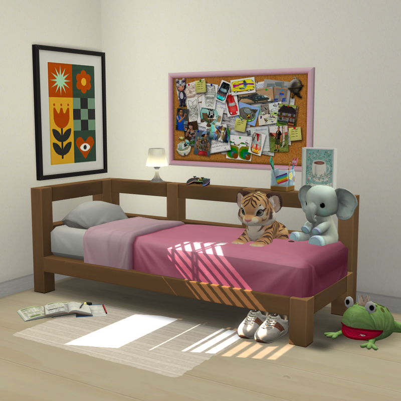 Shelves bed - The Sims 4 Build / Buy - CurseForge