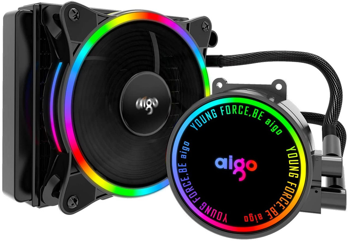 DarkFlash Aigo 120mm 240mm 360mm ARGB fan, water cooler, cpu liquid ...