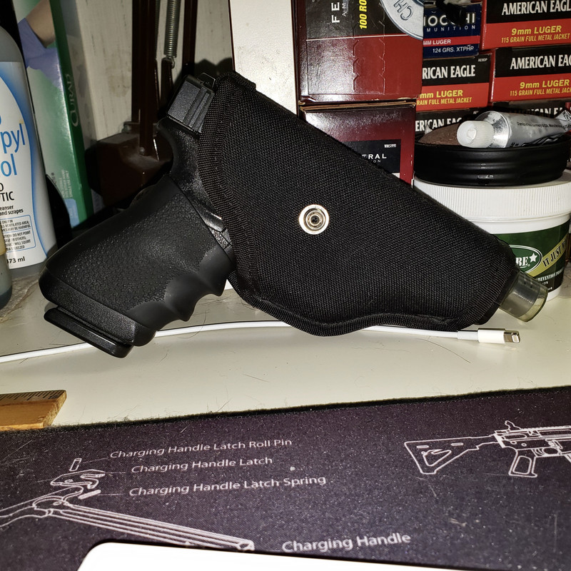 Glock Model 21 In Blackhawk Nylon Holster — Postimages