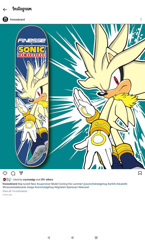 Sonic The Hedgehog Super Silver