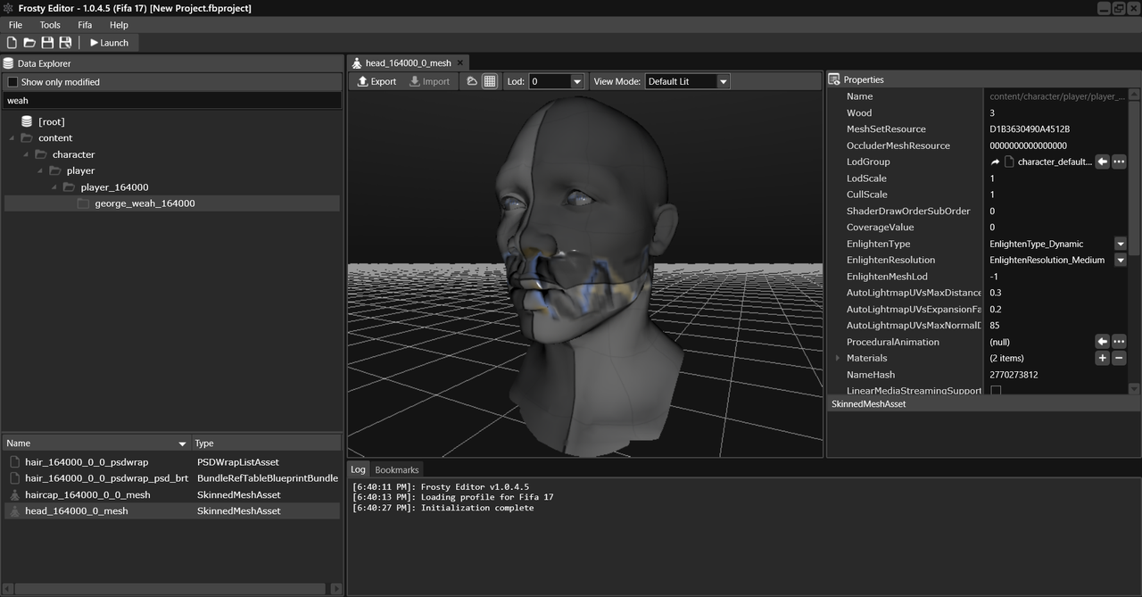 Faces with no Textures | Evo-Web