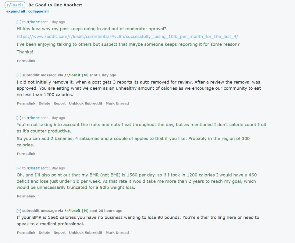 A caution about /r/loseit/ : r/GettingShredded