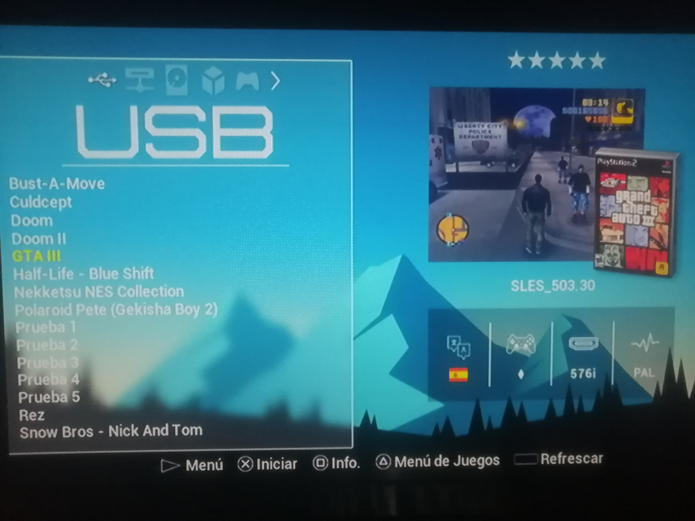 PS2 - [OPL THEME] N-Glass Remix - Supports All OPL | PSX-Place