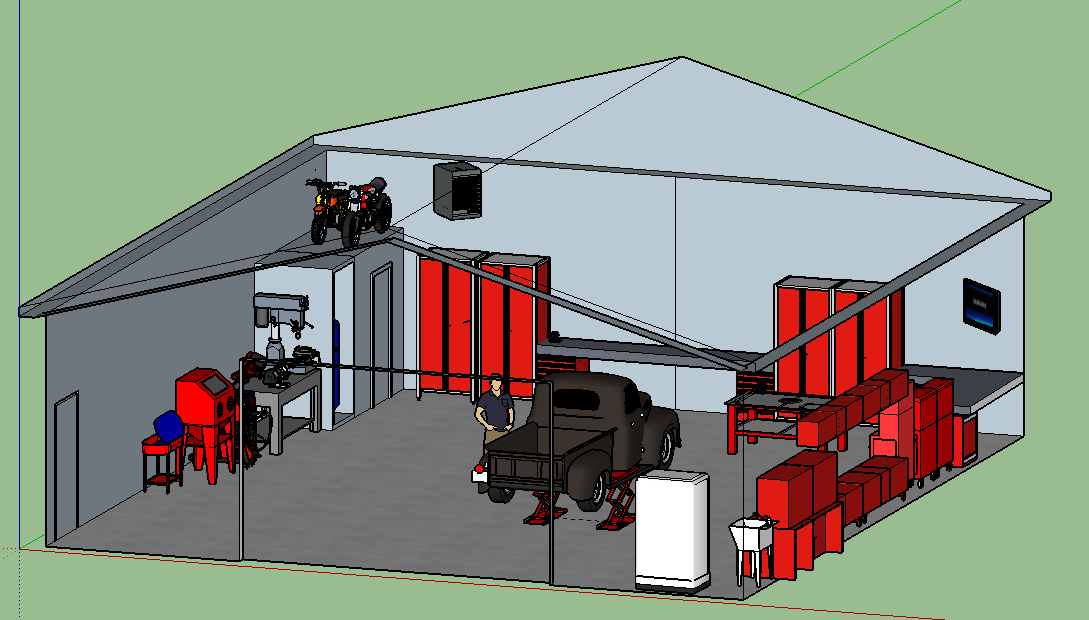 36x48 Garage With Lift Plans Pole Barn Garage Clint's Garage