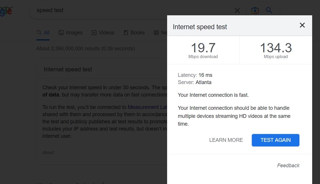 Are online internet speed tests rigged? > General Discussion > AR15.COM