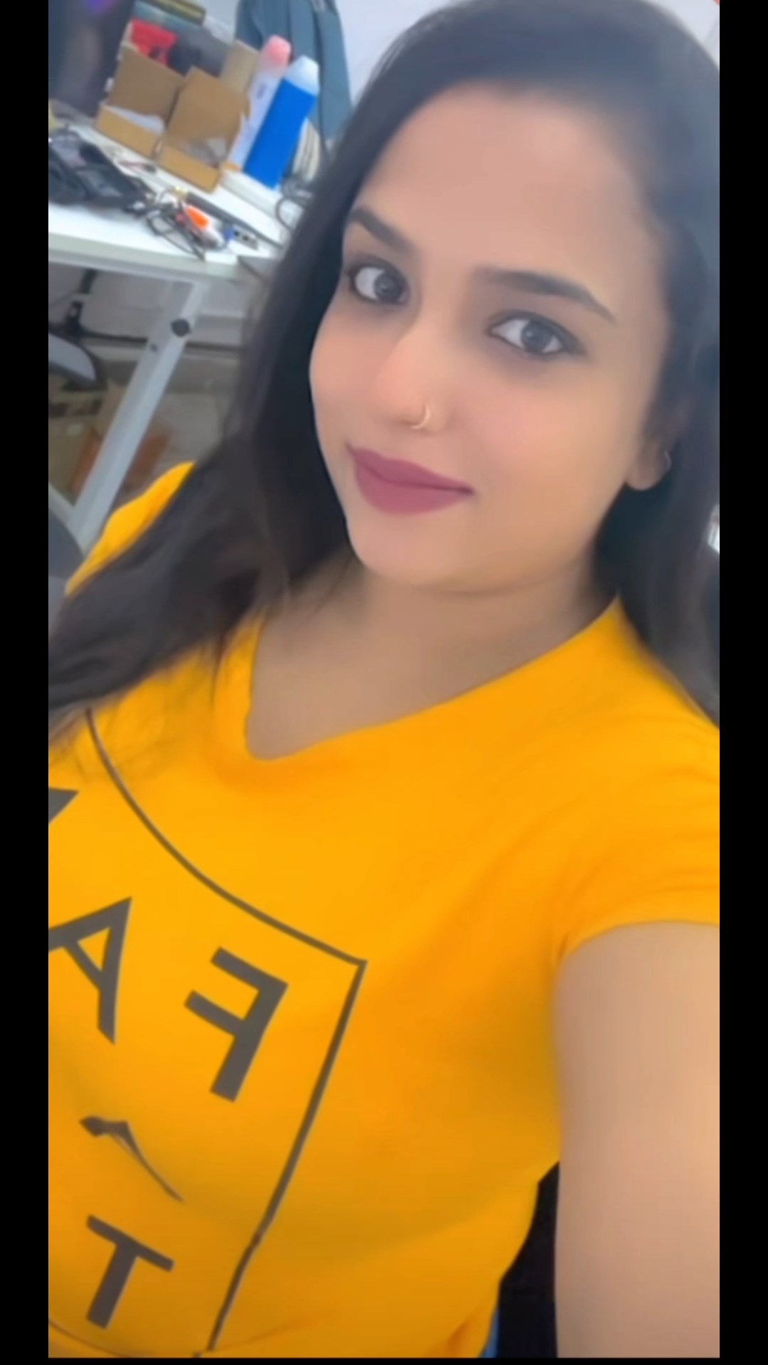 Busty Malayali lady Cleavage in tight black top mp4 snapshot 00 01 401 — Postimages