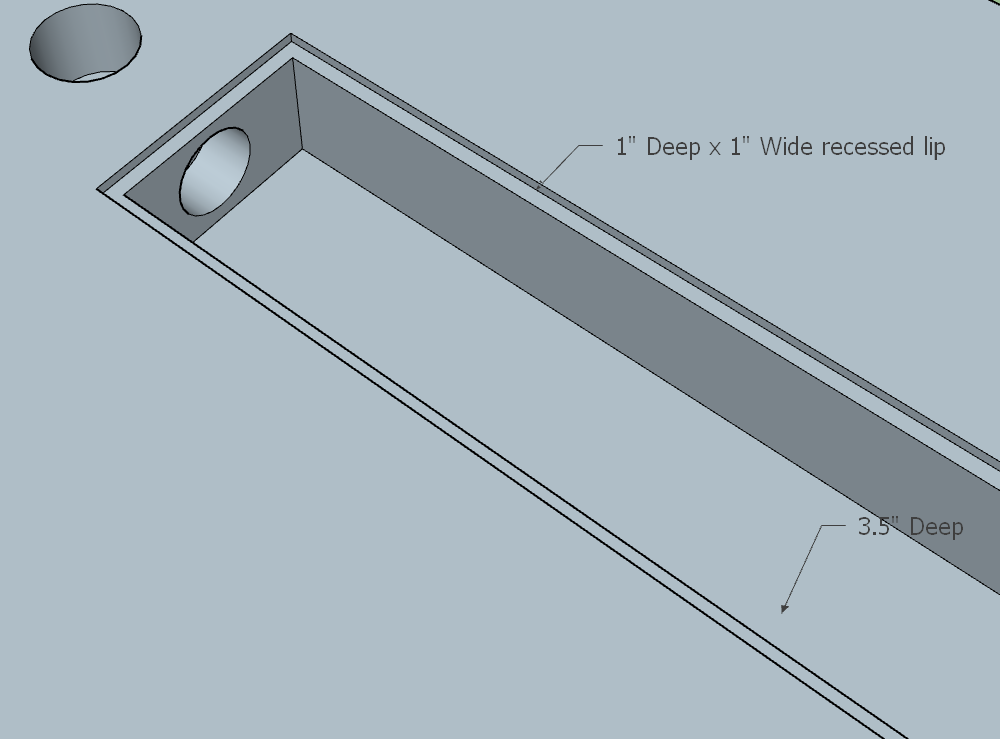 Can you have "exposed" but recessed plumbing in the floor? : r/askaplumber