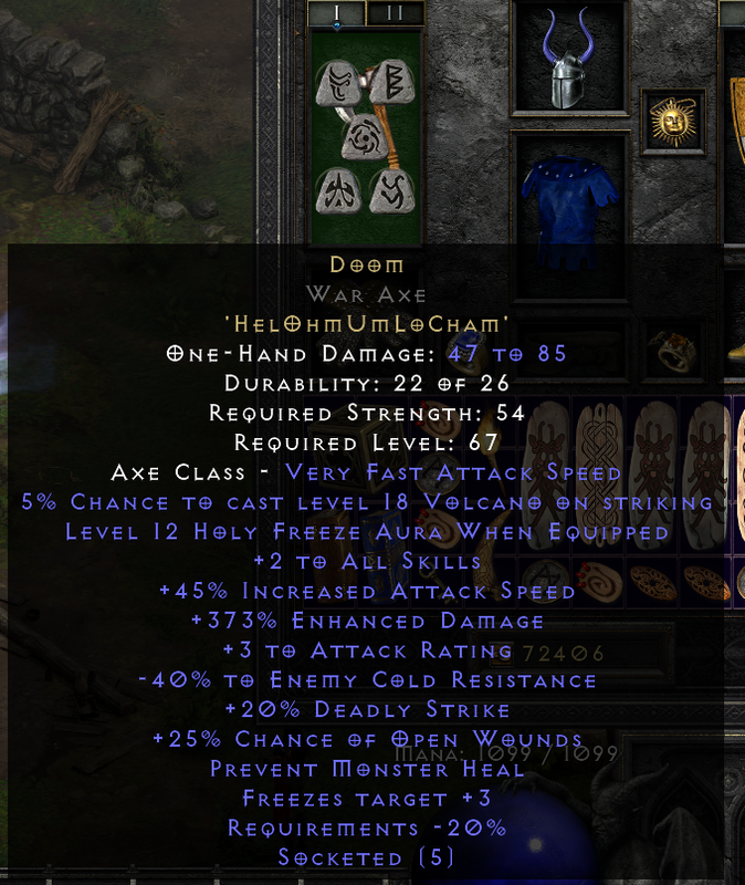 Doom War Axe -40 - Topic - d2jsp