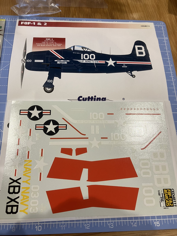 Grumman F8F-1 Bearcat Carrier Air Group 19 - The Salty Sea Dog GB ...