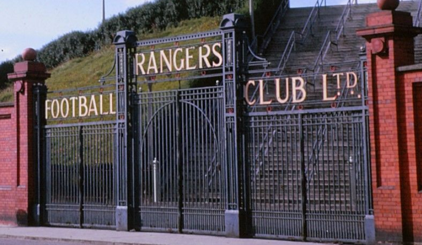The bluebells on Ibrox gates | FollowFollow.com